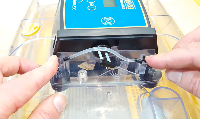Setting up and replacing the humidity pump tube on a Brinsea Mini II ...